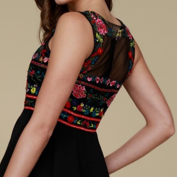 Nox | Dresses | New Sleeveless Dress With Illusion Scoop Neckline ...